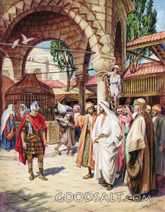 Jesus Heals Centurion's Servant in Capernaum - Religious Art